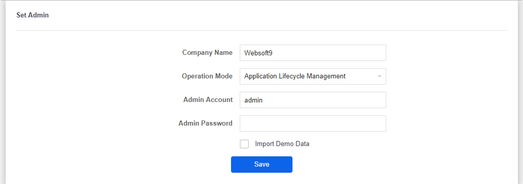 ZenTao Getting Started | Websoft9